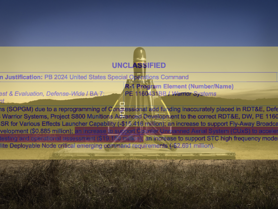 The Mystery Customer for Palmer Luckey’s Aircraft-Killing Drone Is U.S. Special Forces