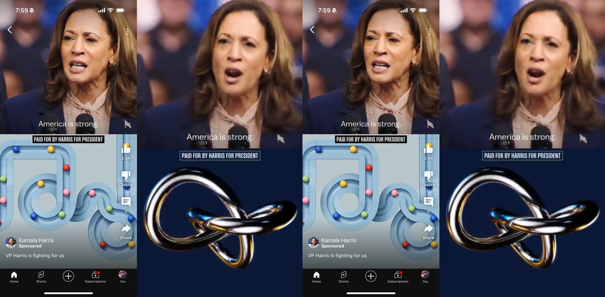 Kamala Harris Campaign Experiments With Ads for an Audience With “Brain ...